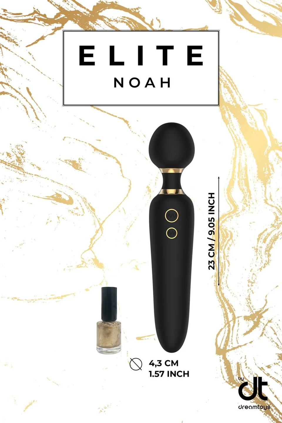 Noah Dual Wand Vibrator - Tilaa huomaamattomasti ja nopeasti osoitteesta