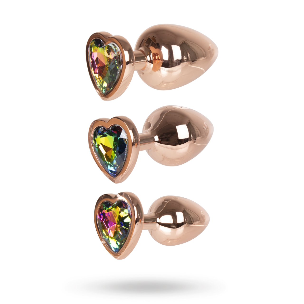 Metal Heart Plug Rose Gold Kit - Tilaa huomaamattomasti ja nopeasti ...
